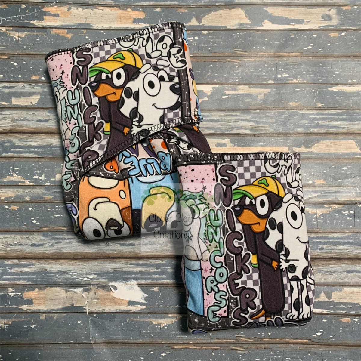 Bluey Family Preflat - Made to Order – Clover Cloth Creations